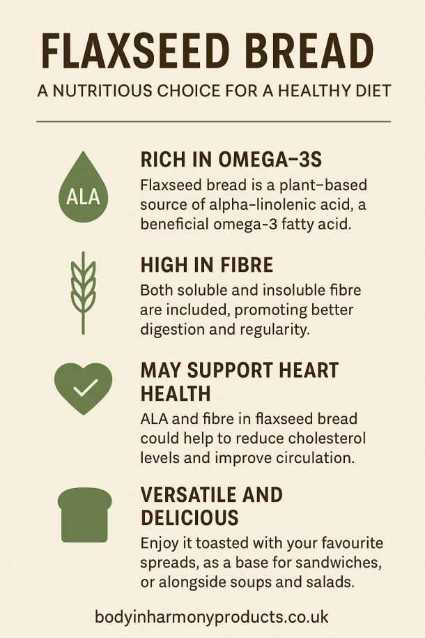 Flaxseed Bread: Nutrition, Benefits & How to Enjoy It - Body in Harmony ...