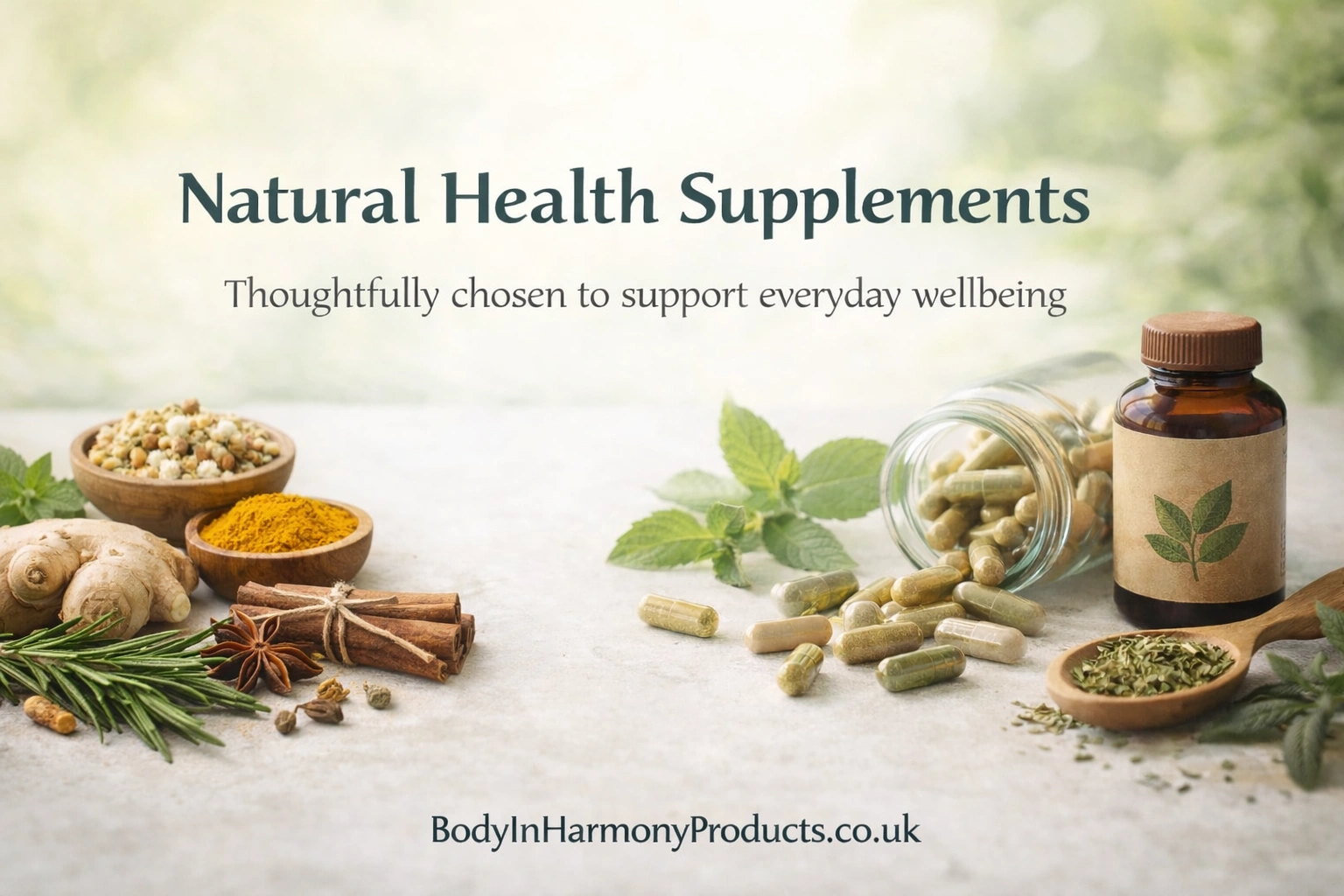 Natural Health Supplements for Everyday Wellbeing - Body in Harmony ...