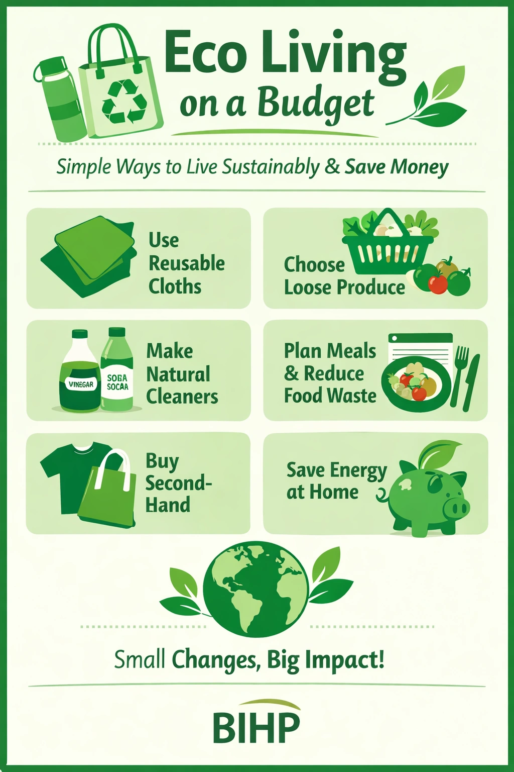 Eco Living on a Budget: Simple Sustainable Tips - Body in Harmony Products