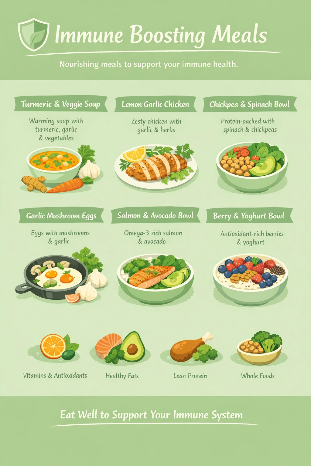 Immune Boosting Meals Made with Natural Whole Foods - Body in Harmony ...